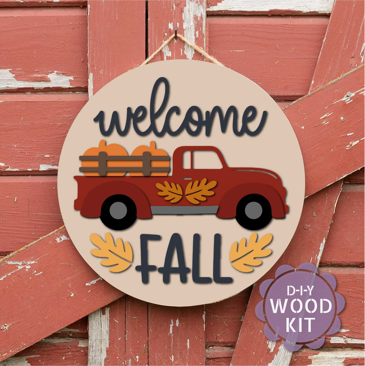 WOOD KIT / Fall Truck| WallCutz Crafts