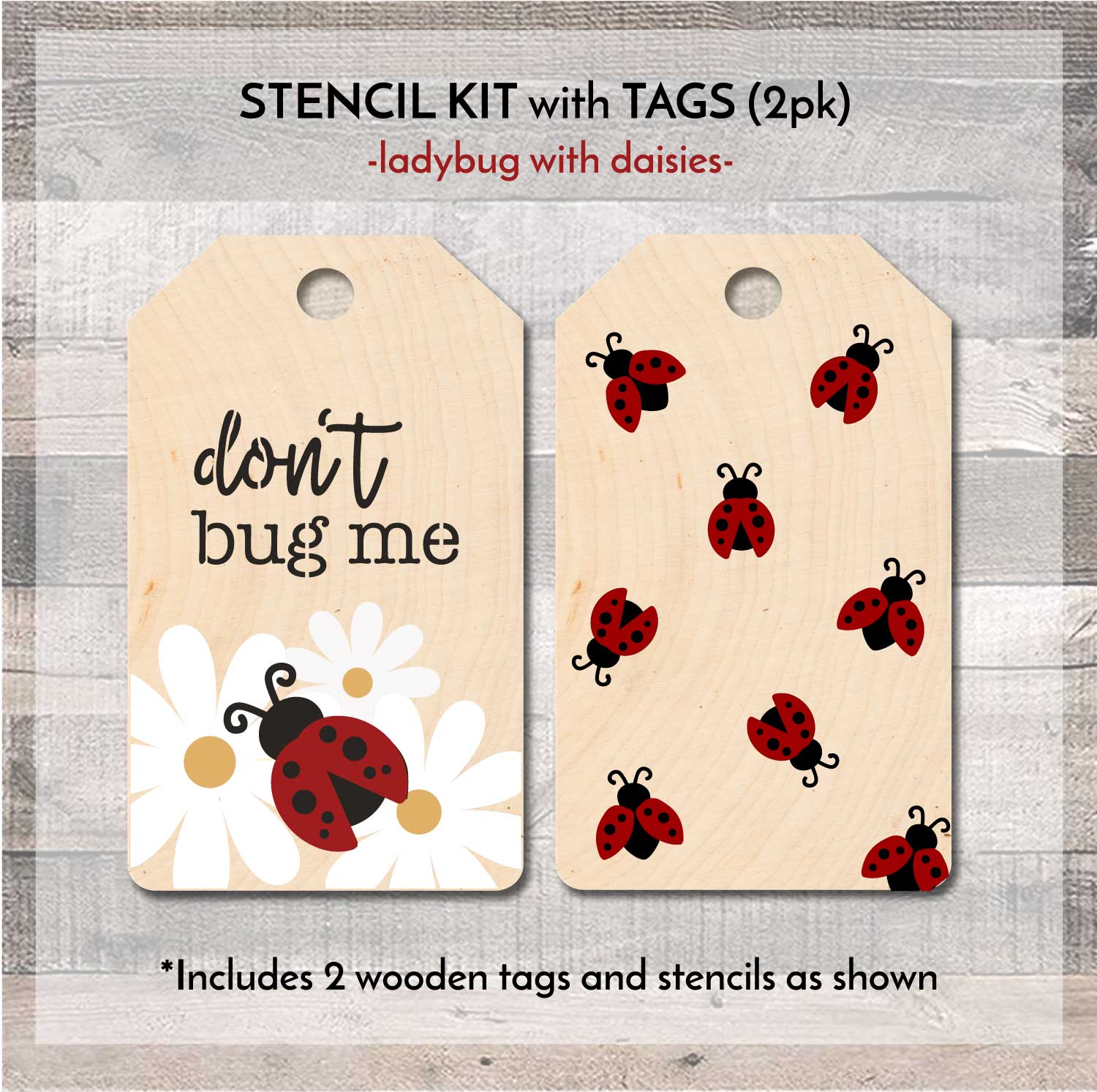 Ladybug Stencil Pattern