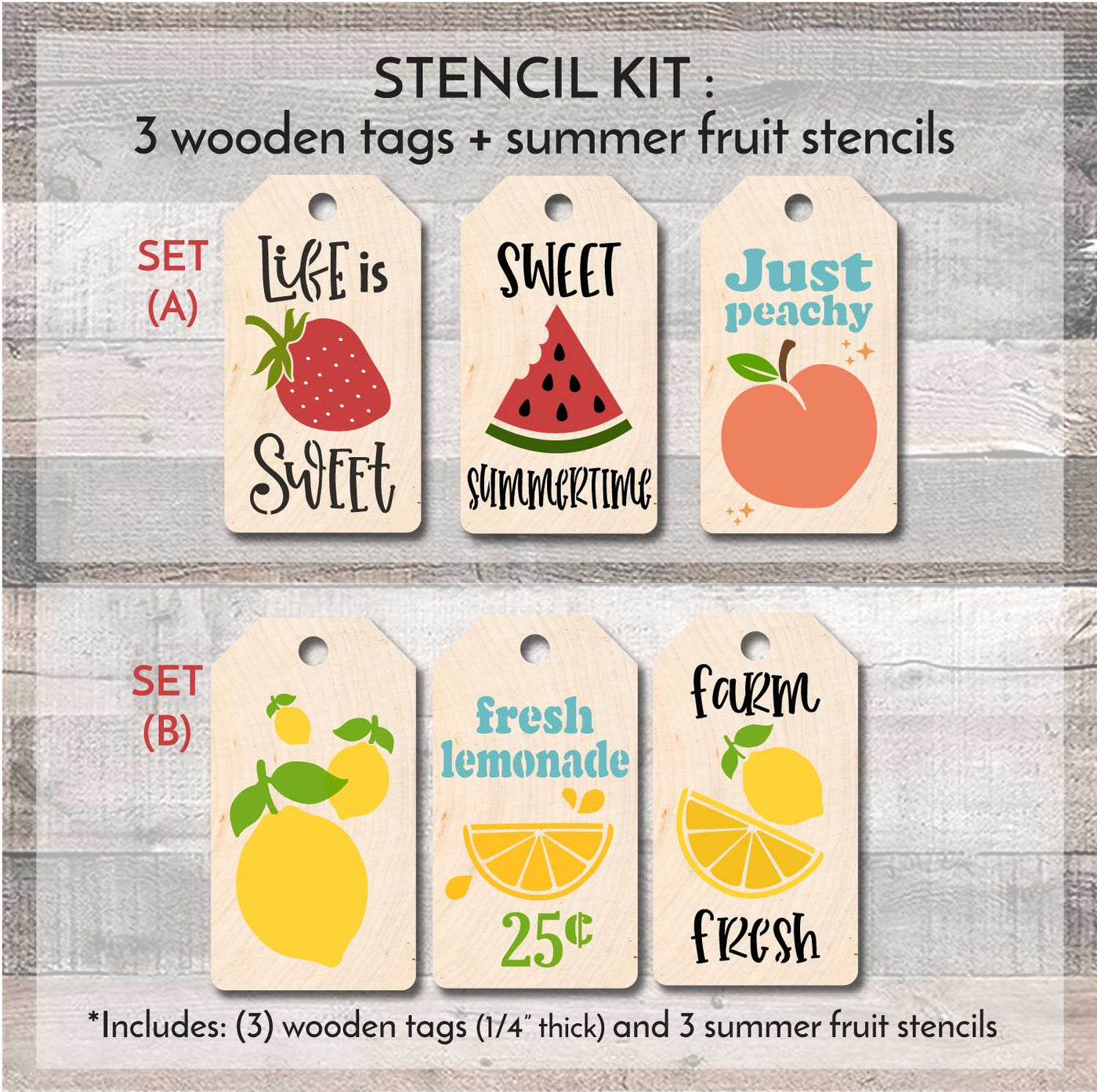 Summer Stencils| WallCutz Crafts