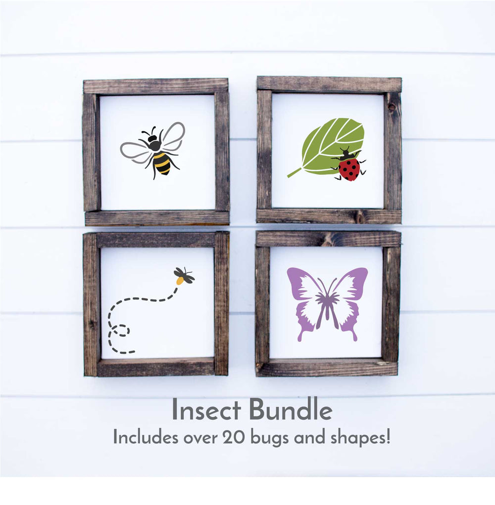 Bugs / Insect Stencil Bundle – WallCutz Crafts