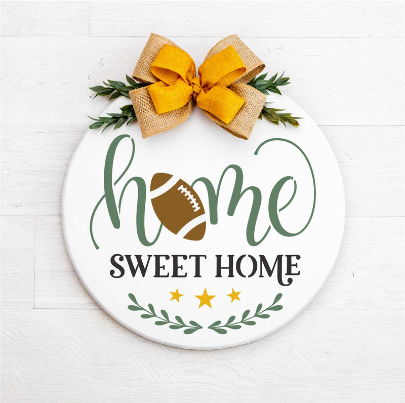 Home Sweet Home Football Stencil – WallCutz Crafts