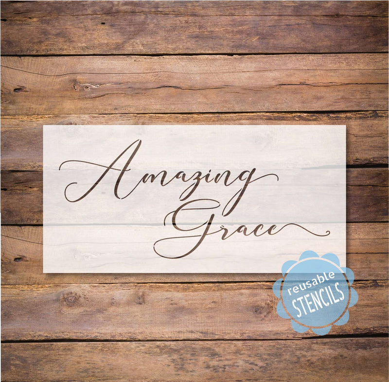 Amazing Grace / Spiritual Stencil| WallCutz Crafts