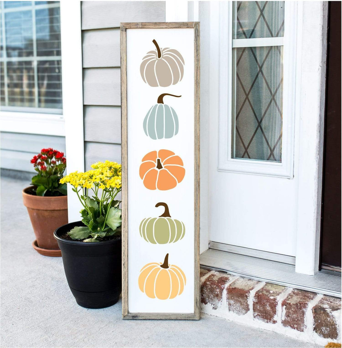 Fall Pumpkin line up| WallCutz Crafts