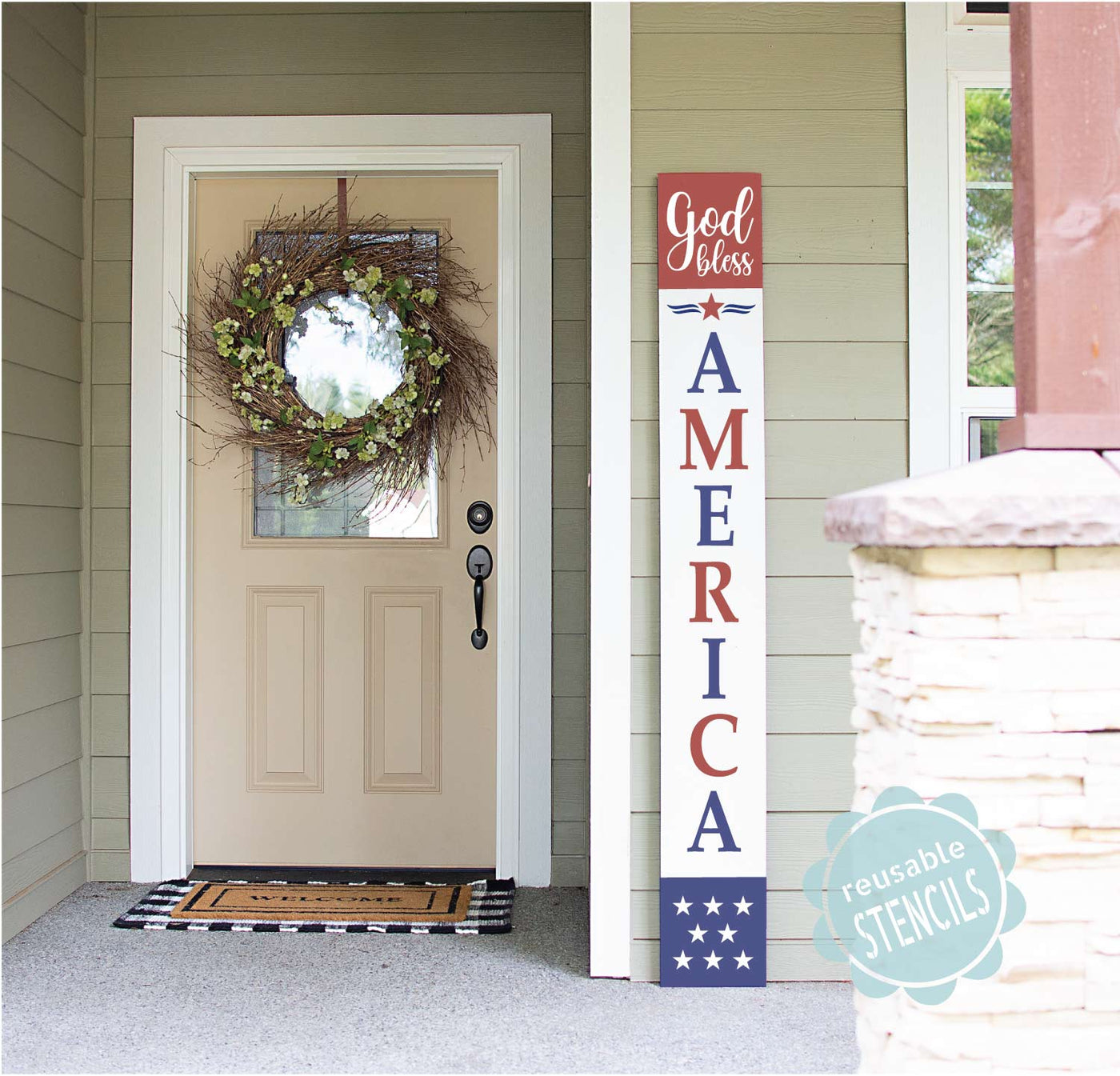 Patriotic / Americana Stencils| WallCutz Crafts