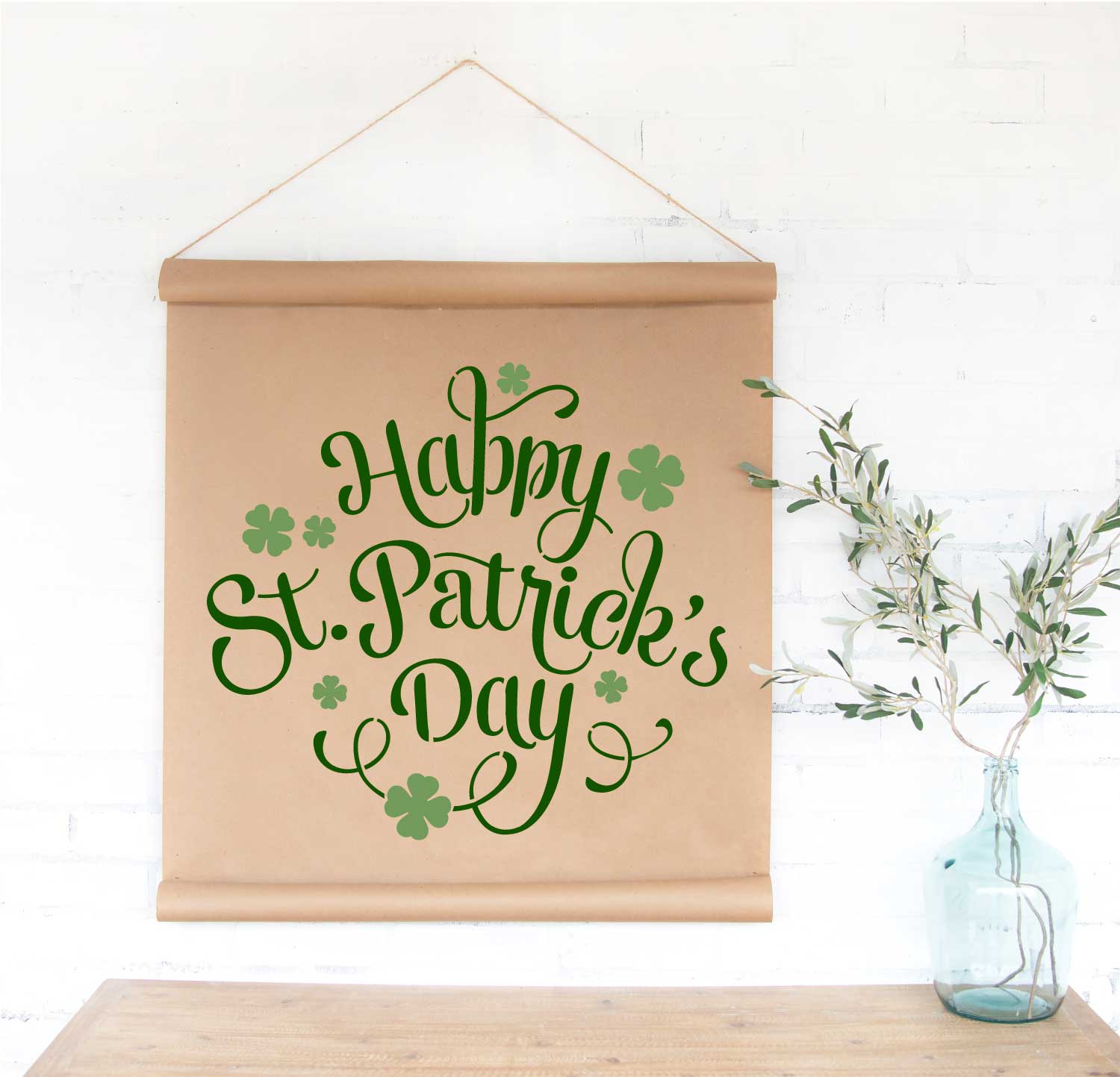 Happy St. Patrick's Day stencil – WallCutz Crafts