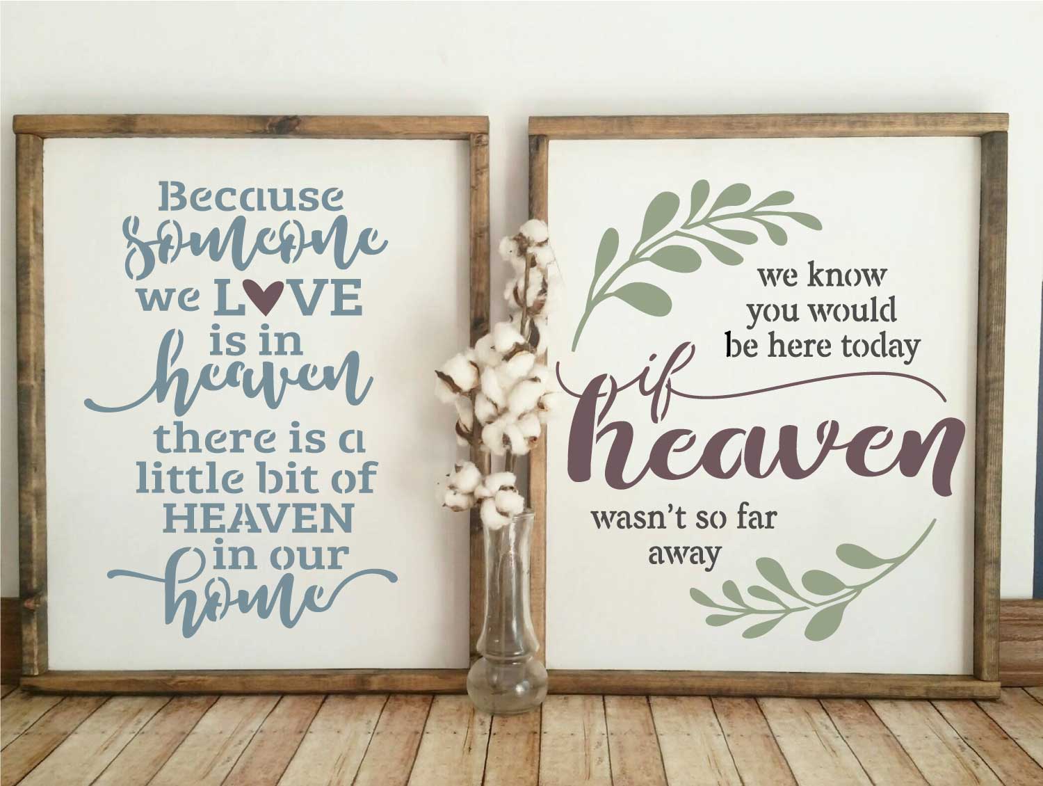 Heaven Bundle - Heaven in our Home stencils – WallCutz Crafts