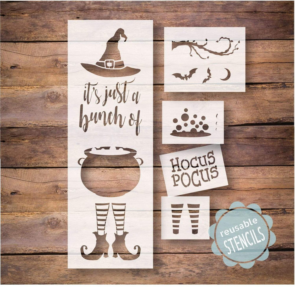 It's Just a Bunch of Hocus Pocus / Reusable Stencil| WallCutz Crafts