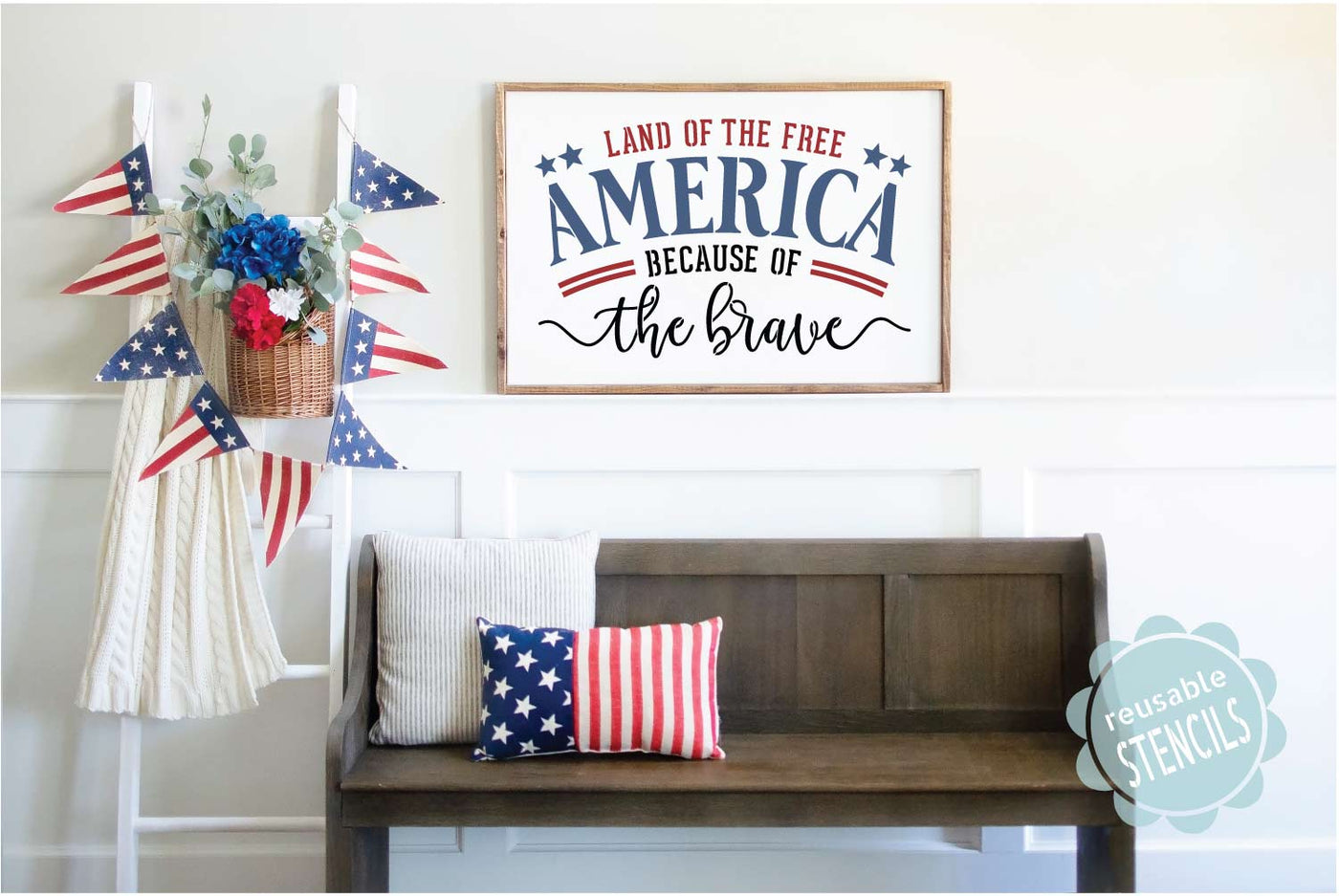 Patriotic / Americana Stencils| WallCutz Crafts