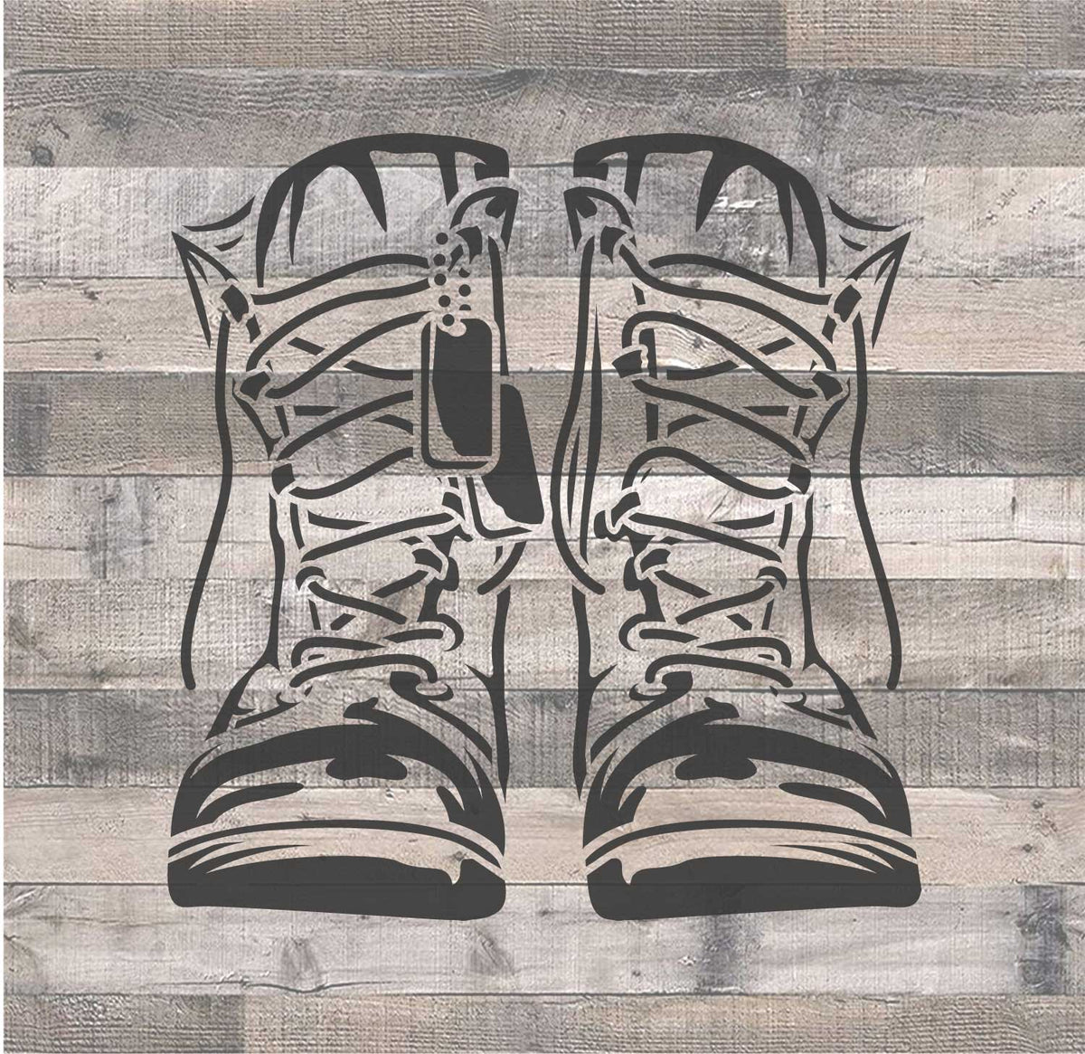 Military Combat Boots| WallCutz Crafts