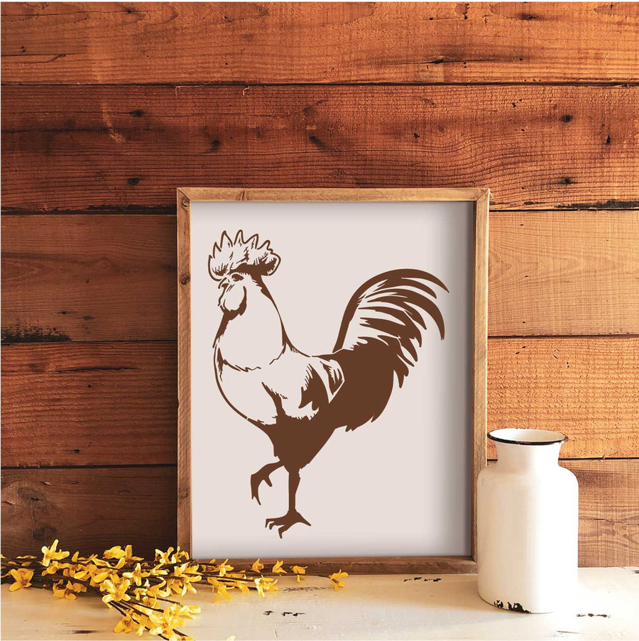 Rooster / Farm Stencil – WallCutz Crafts
