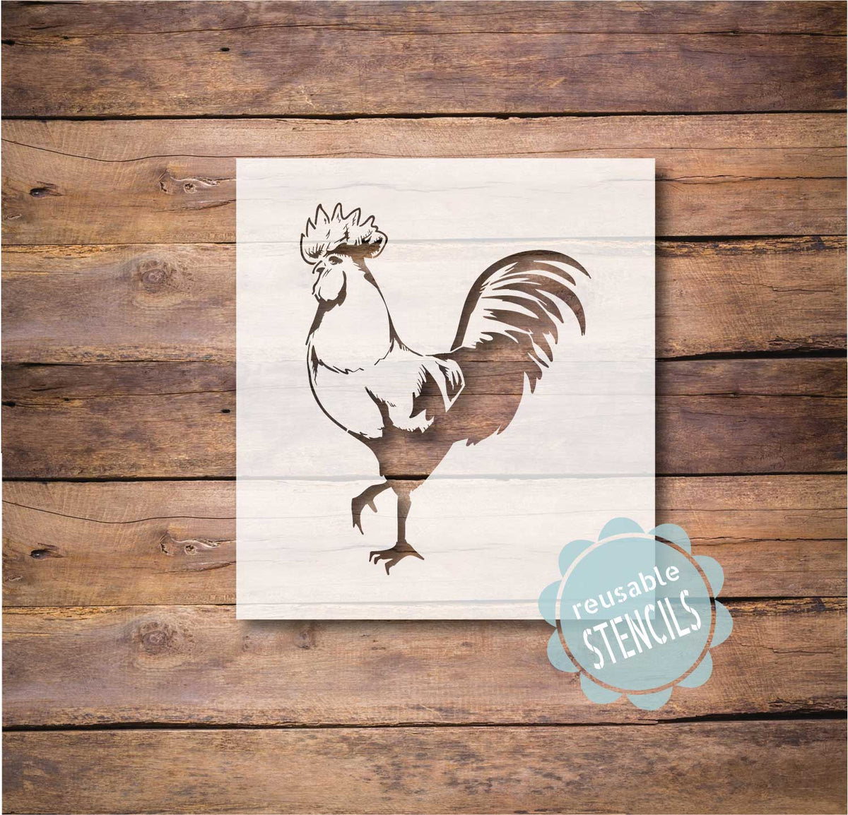 Rooster / Farm Stencil| WallCutz Crafts
