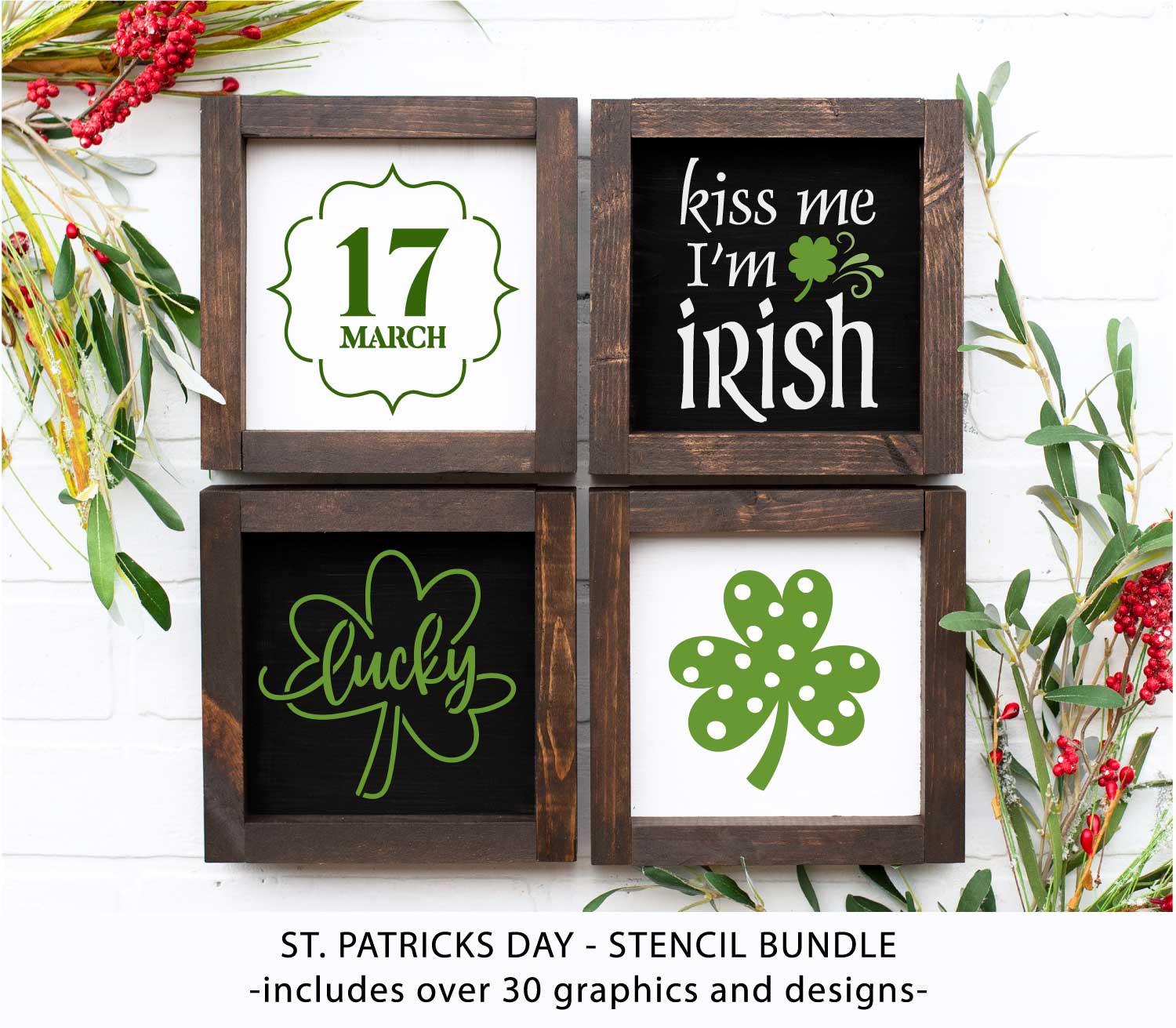 St. Patrick's Day - Stencil Bundle – WallCutz Crafts