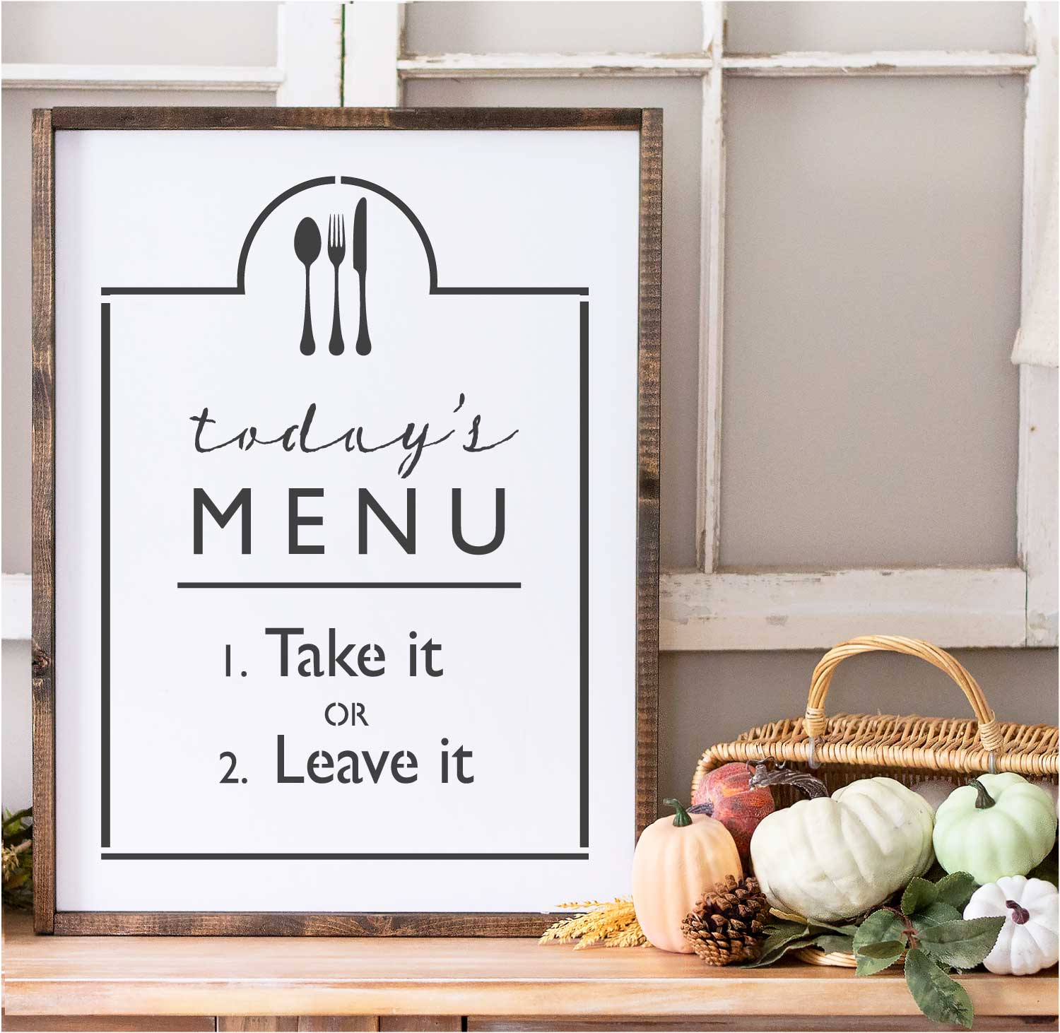 Today's Menu / Kitchen Stencil – WallCutz Crafts