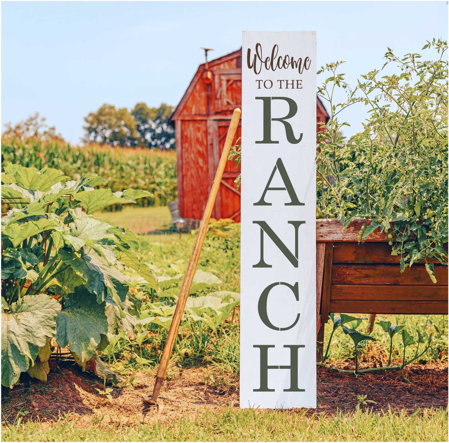 Welcome to the Ranch - Farm - Cabin / Your Choice of Stencil – WallCutz ...